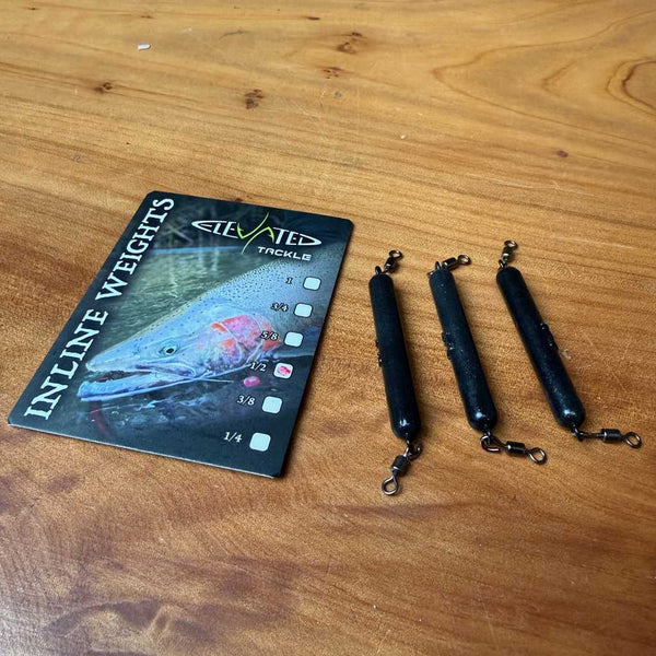 In-Line Weights | Fishing Weights | Lead | Elevated Tackle