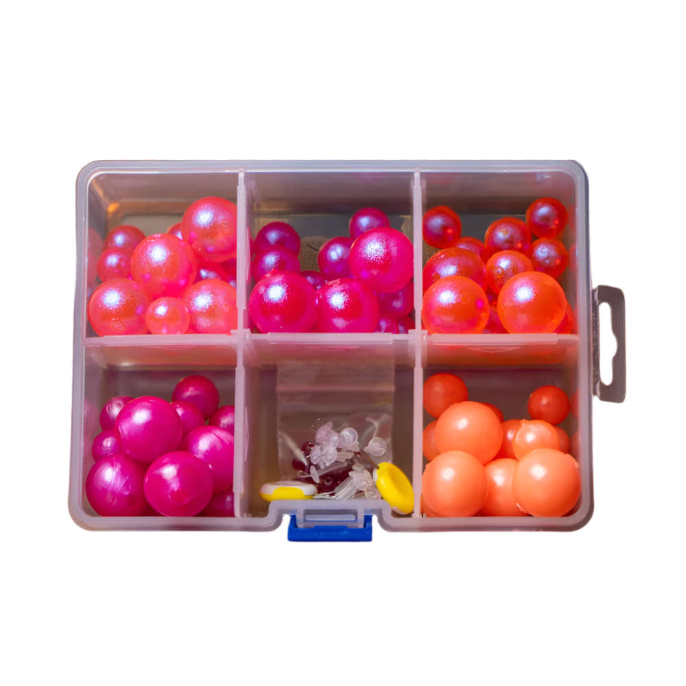Salmon Pro Bead Box | Soft Beads | Elevated Tackle
