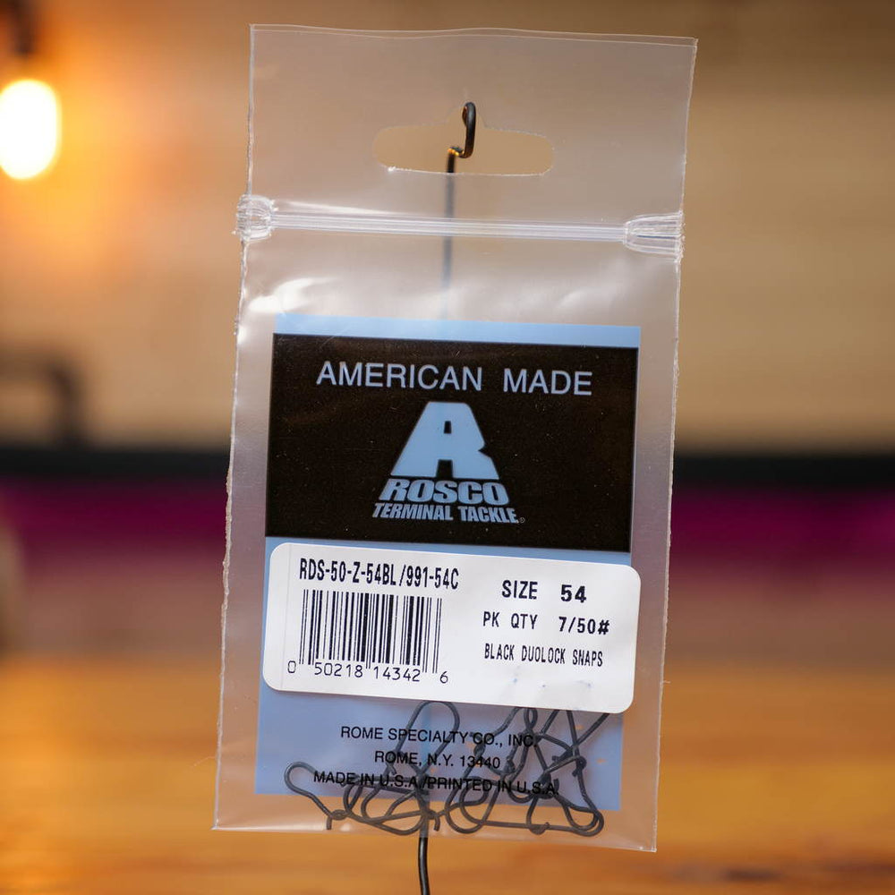 Duo-Lock Snaps | Rosco Terminal Tackle