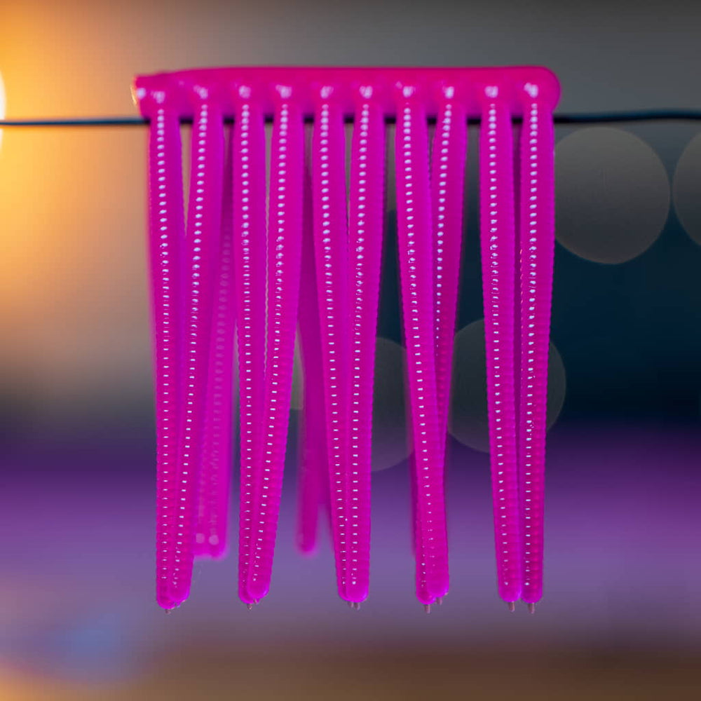 UV Micro Worms | Steelhead Worms | Elevated Tackle