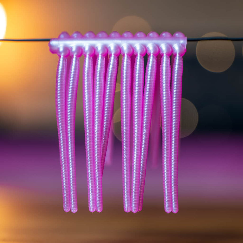 UV Micro Worms | Steelhead Worms | Elevated Tackle